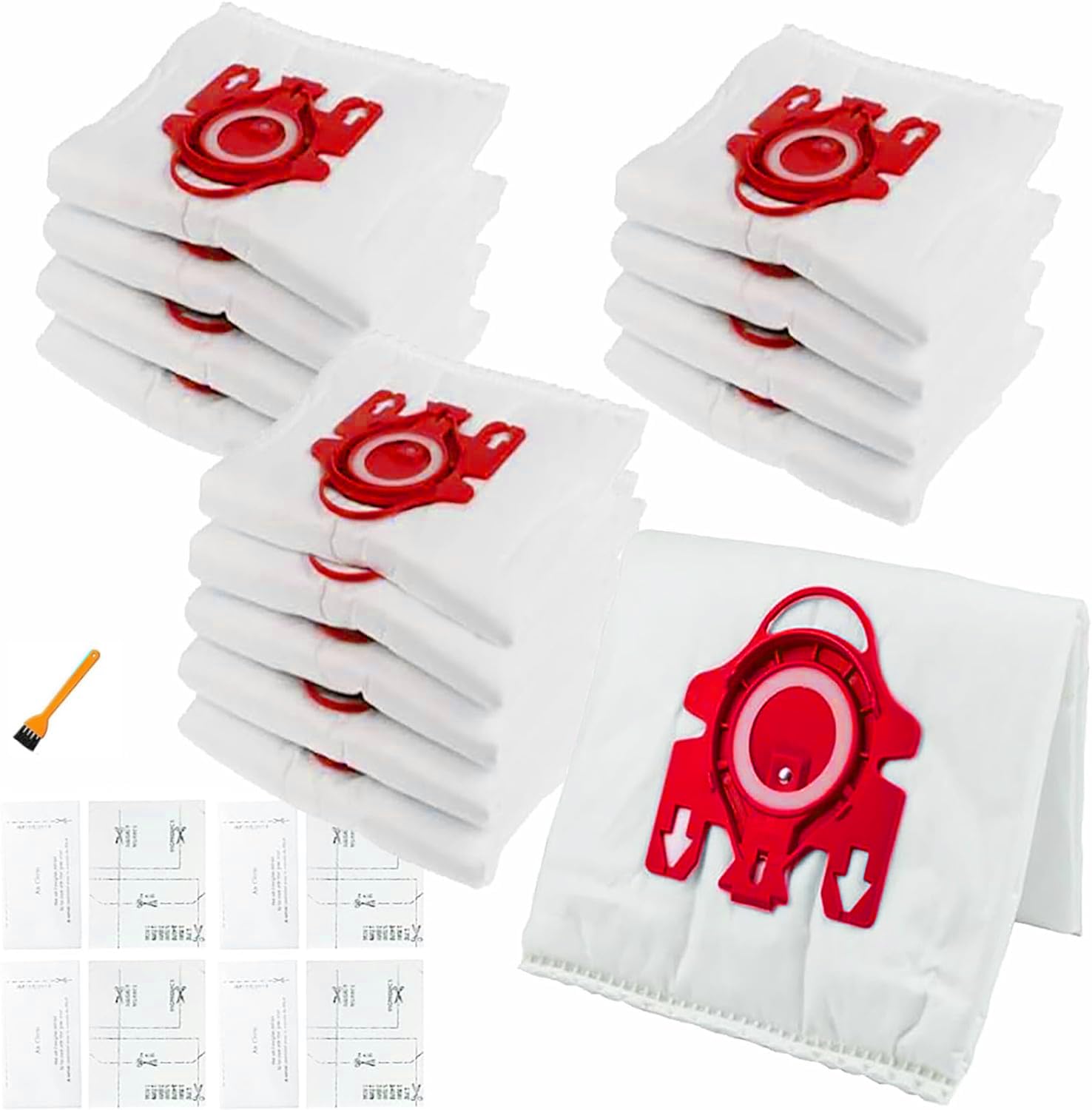 Amazon.com: 14Pack 3D Airclean FJM Bags Replacement for Miele Compact ...