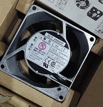 Amazon.com: R87F-A4A85HP AC200V 10/9W 8038 8cm 2-pin aluminum frame cooling fan : Electronics