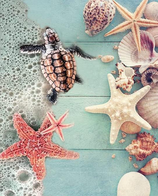 Amazon.com: weharnc Sea Turtle Diamond Painting Kits for Adults,Sea ...