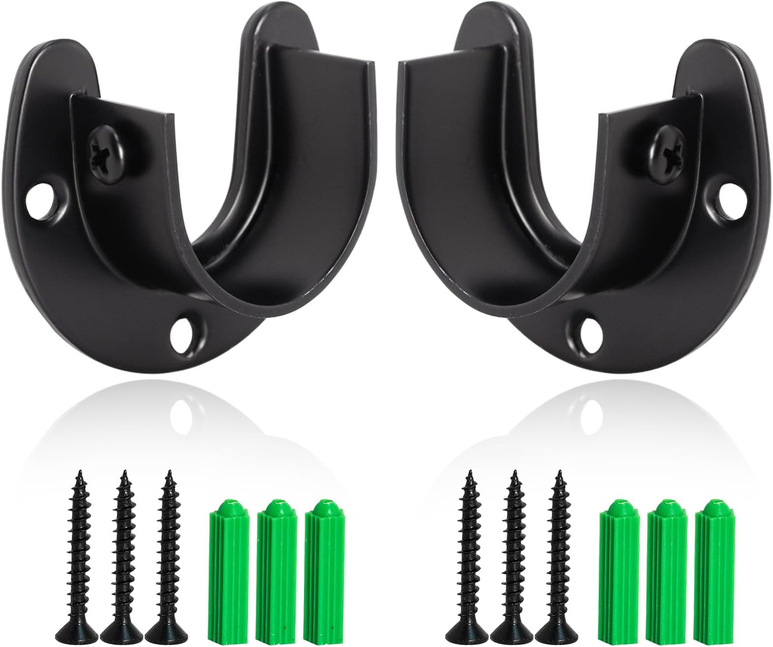 Amazon.com: FYTRONDY Stainless Steel 1-1/2 inch Wardrobe Closet Rod ...