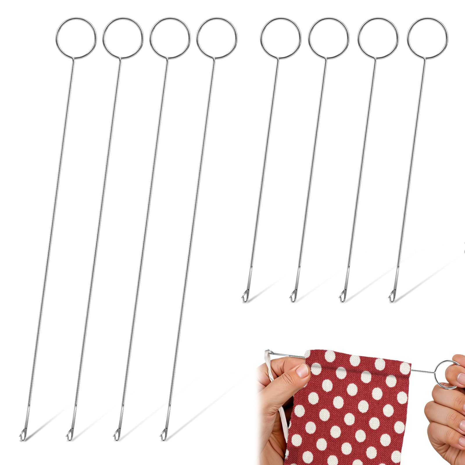 Amazon.com: Nogeqi 8 Pcs Loop Turner Sewing Tool for Knitting Loop ...