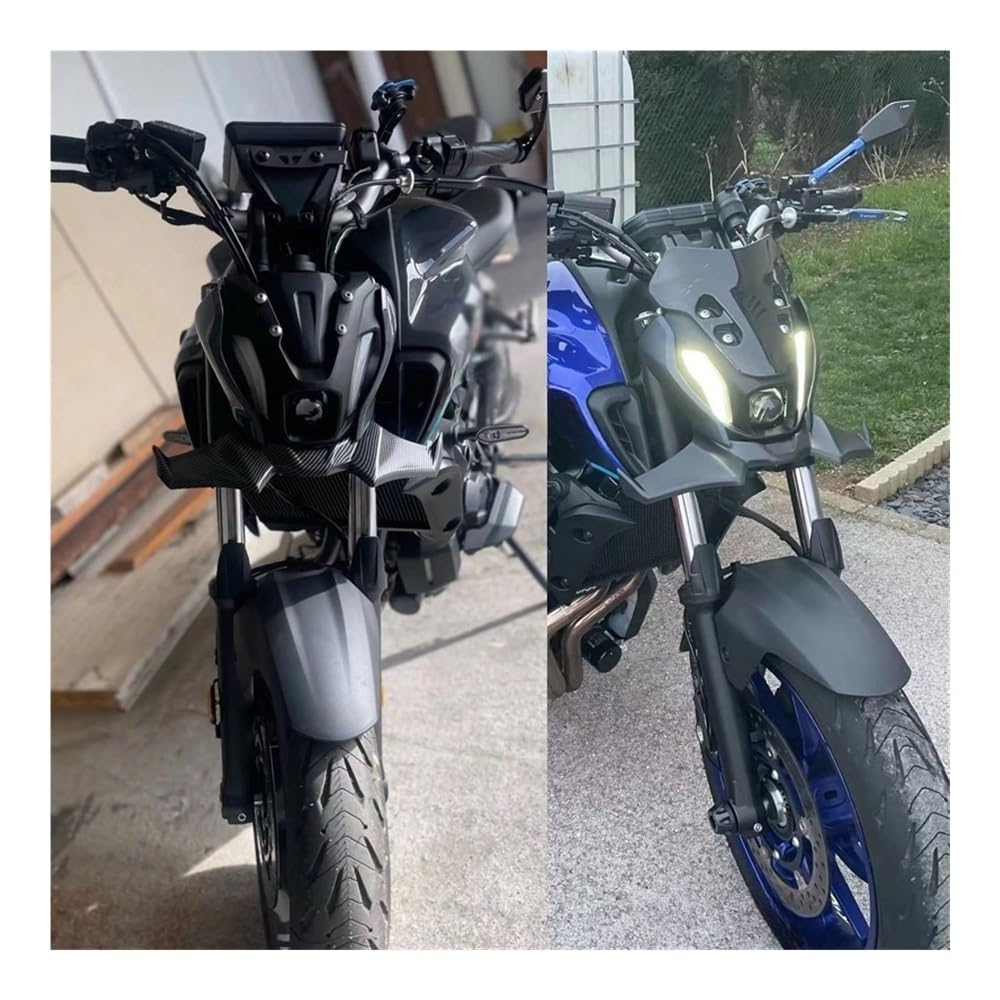 Yamaha MT-07 Downforce Wings MT-07 Wing Kit - Downforce Front Spoilers ...