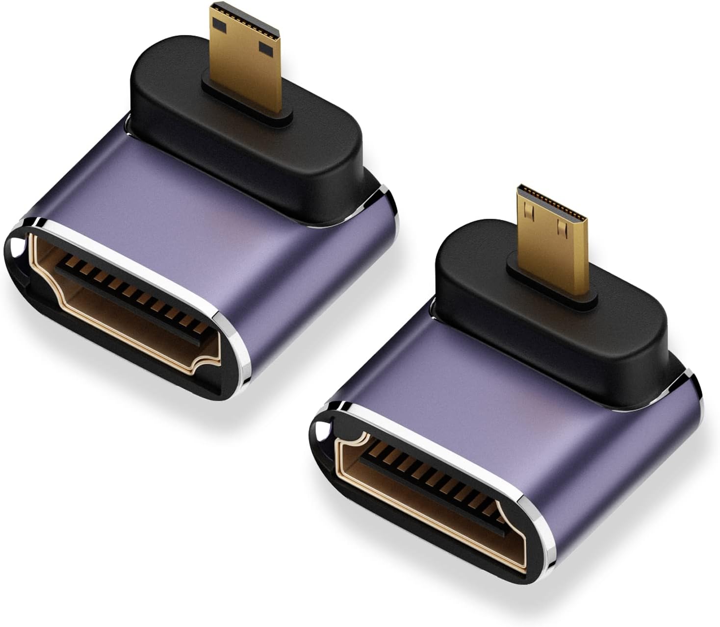 Amazon.com: AreMe 8K Micro HDMI to HDMI Adapter (2 Pack), Up and Down ...