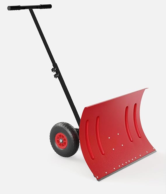 Amazon.com : Effortless Snow Removal: 29-Inch Wheeled Snow Plow with ...
