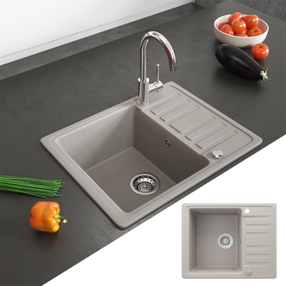 Bergström Beige Granite Kitchen Sink Instruction Manual, Model 12554