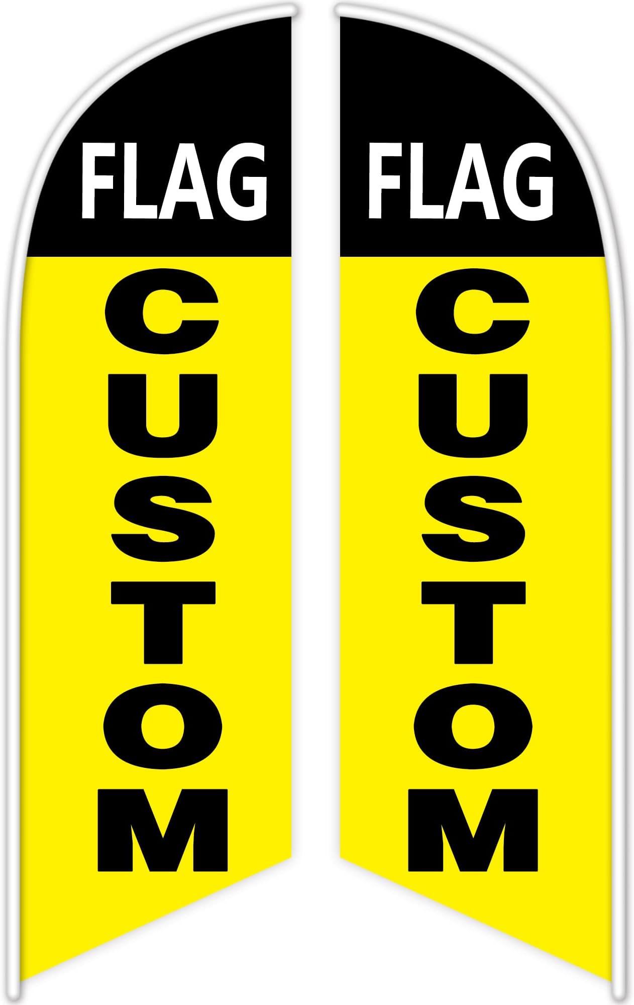 Amazon.com : Custom Advertising Feather Flags for Business Outside ...