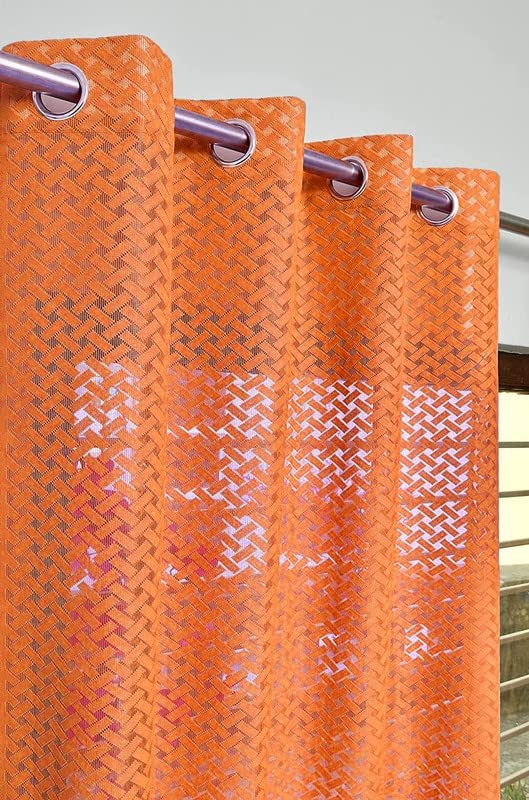 Buy Shree Haridas Heavy Tissue Net Floral Semi Transparent Fancy Sheer ...