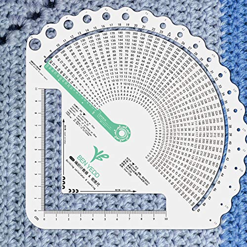 YOPU Knitting Gauge Converter Knitting Calculator Knitting Ruler ...