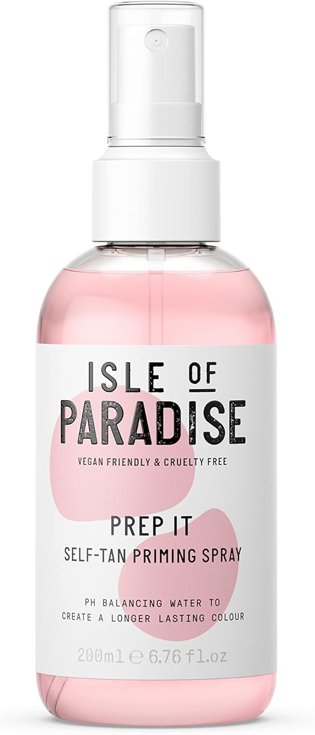 Isle of Paradise Fake Tan PREP IT Priming Spray (200 ml) Self Tanning ...