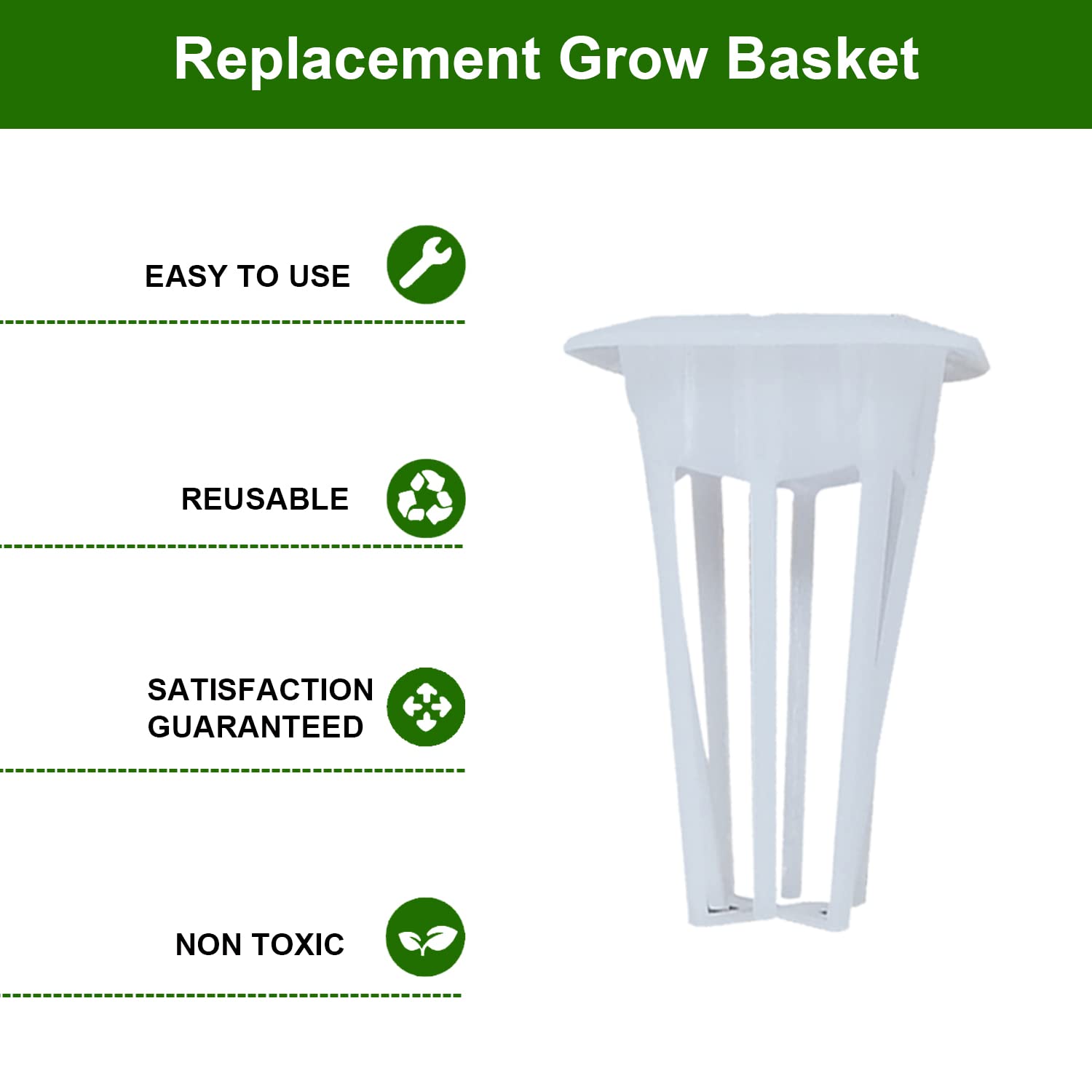 Snapklik.com : Ambgrow 50pcs Grow Baskets For Indoor Hydroponics ...
