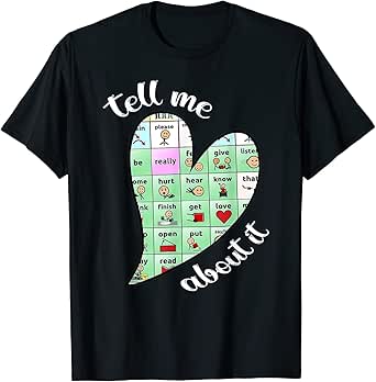 X.Style Tell Me About It peech Pathology AAC sped Teacher ds1622 T ...
