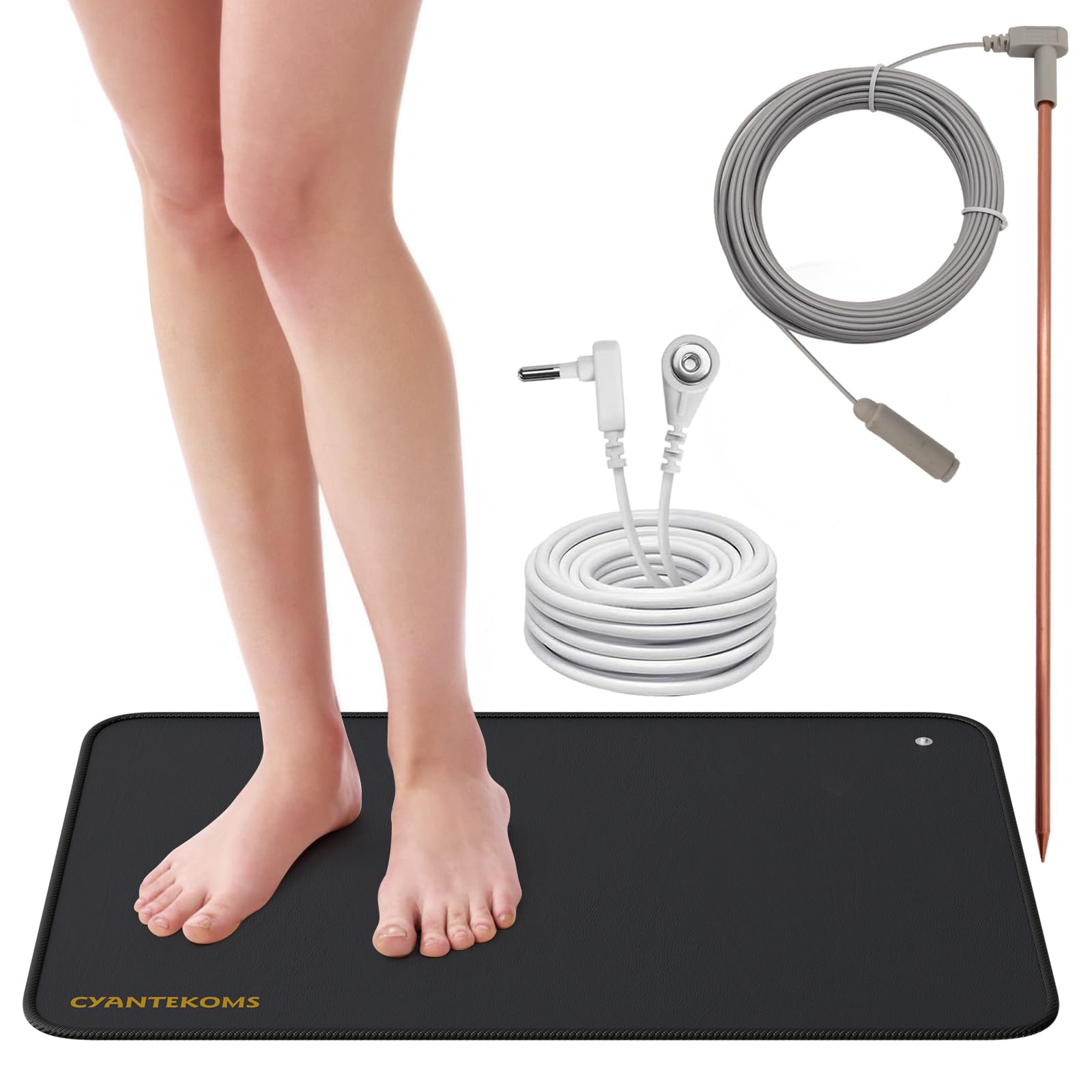 Amazon.com: Grounding Mat,with Copper Grounding Rod,Connect to Earth ...