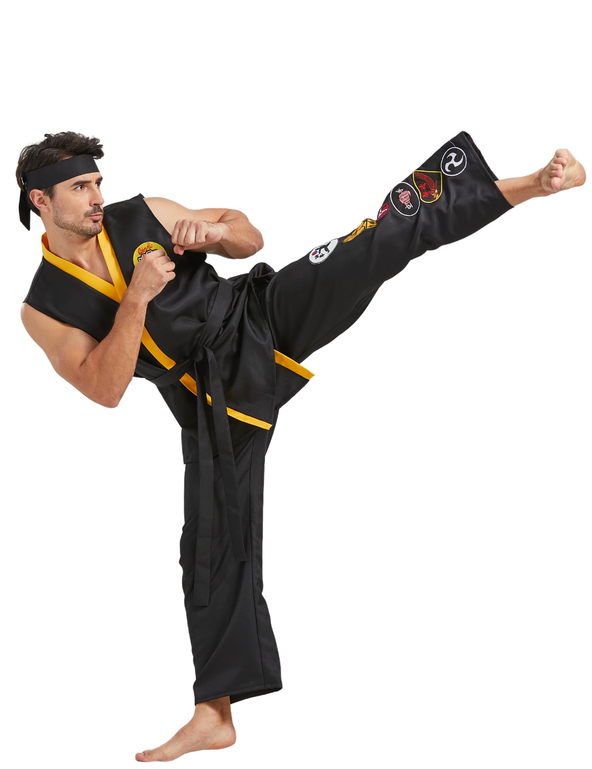 Snapklik.com : Takuvan Karate Costume For Men Deluxe Plus Size ...