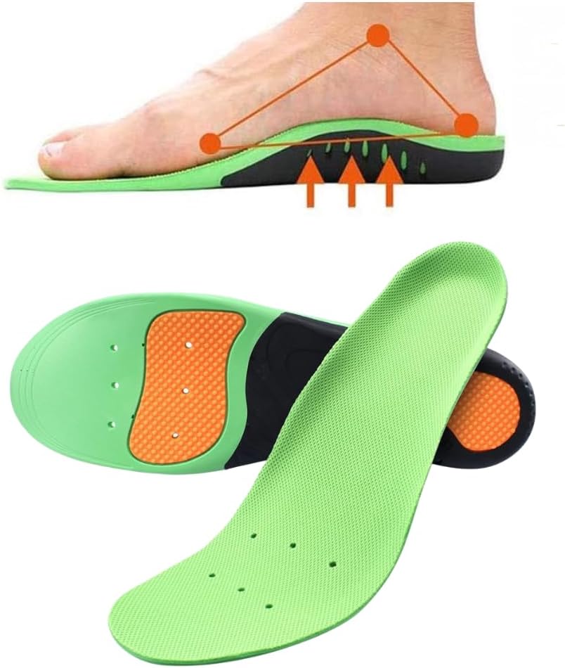 Fime Support Orthotic Insoles with Arch Support - Full Length Heel ...