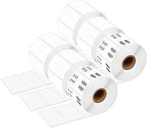 Amazon.com : NineLeaf 6 Roll (9000 Labels) Compatible for Dymo 30299 (3 ...