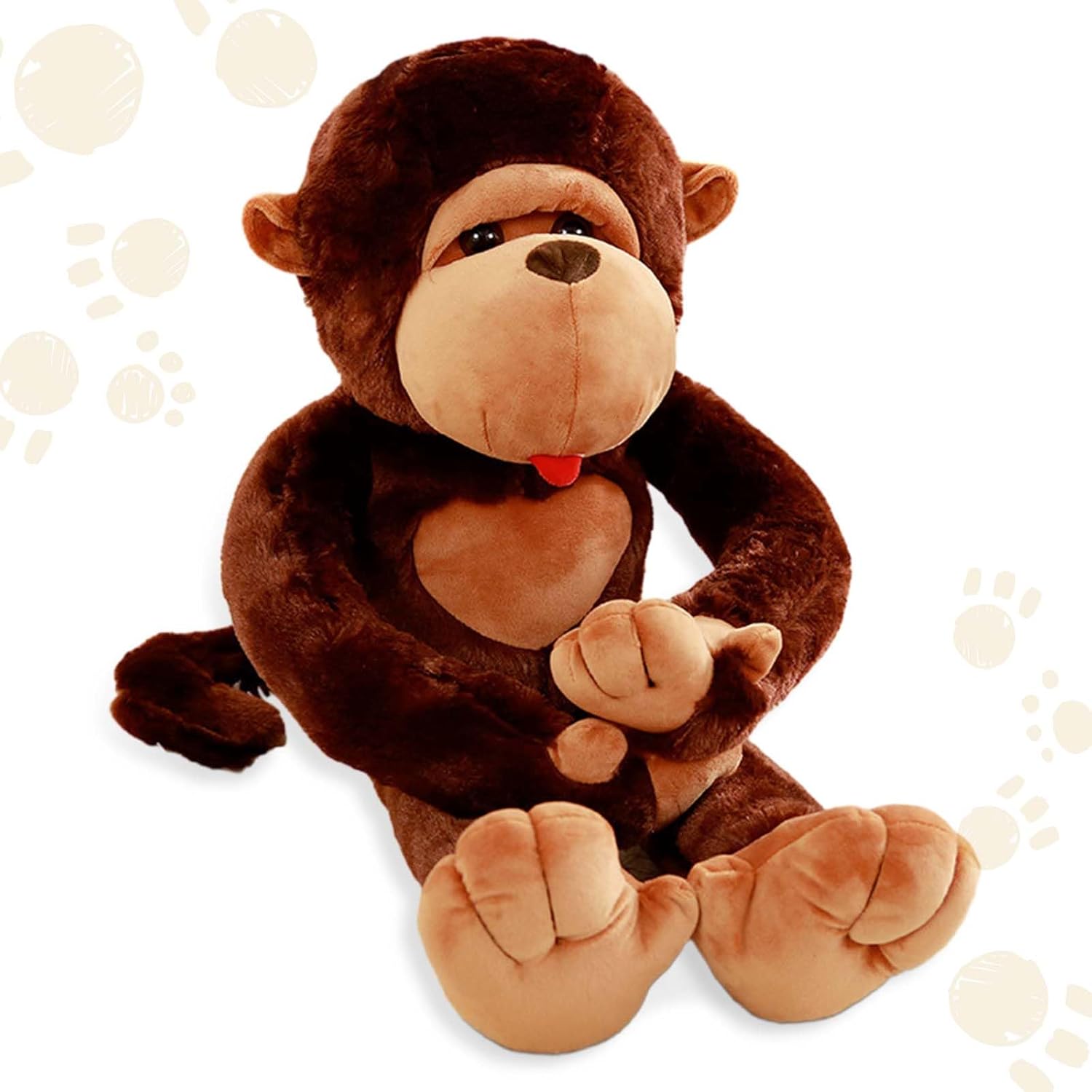 Amazon.com: Shappy 43 Inch Giant Stuffed Monkey Extra Large Monkey ...