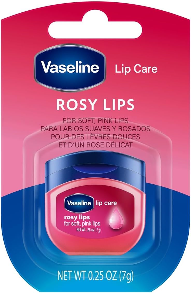 Amazon.com : Vaseline Lip Therapy Rosy Lips 6-Pack – Moisturizing Lip ...