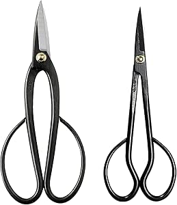 Amazon.com: Wazakura Bonsai Pruning Scissors Tool Set Made in Japan, Japanese Trimming Shears ...