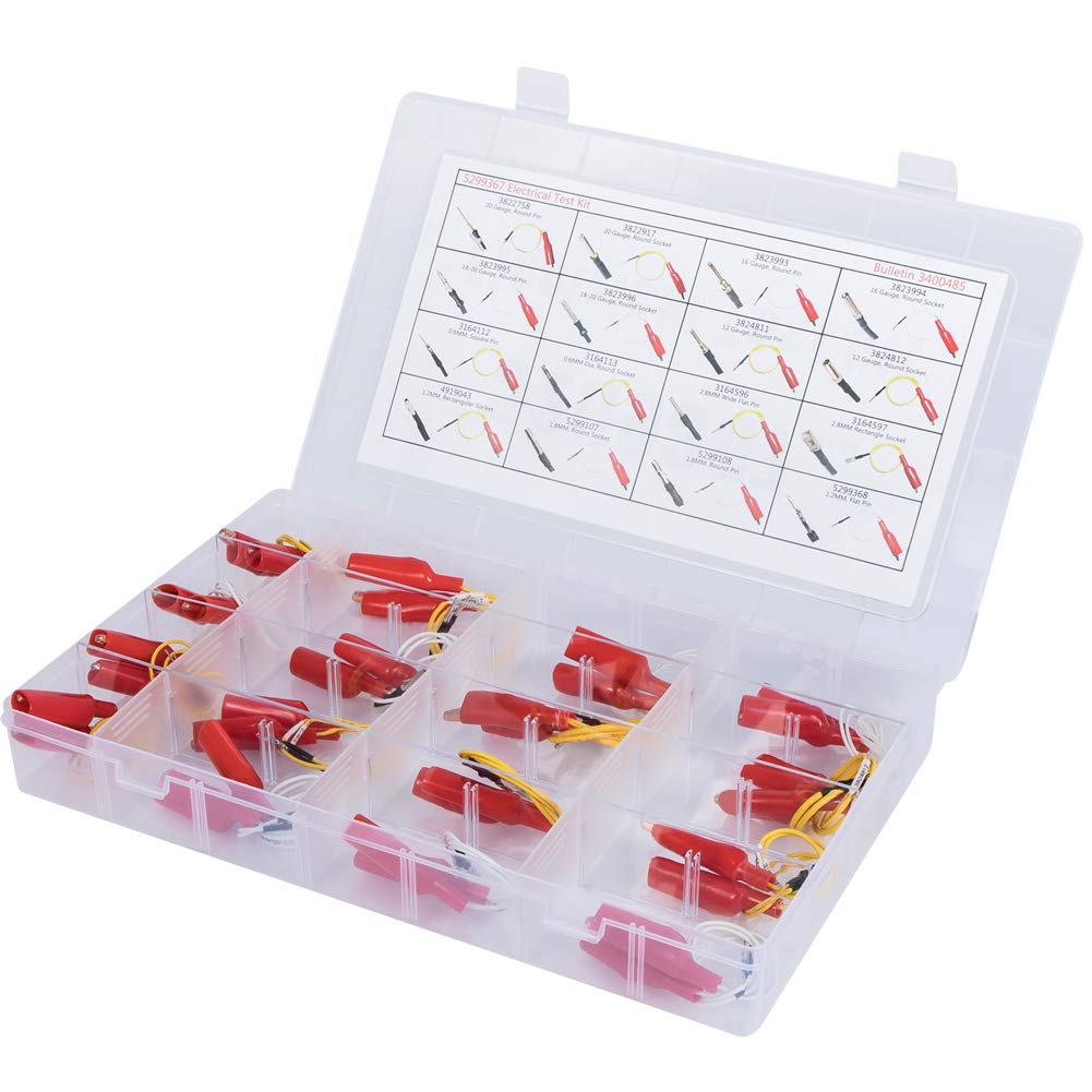 Amazon.com: Bonbo 5299367 Test Lead Kit 16 Pieces Electrical Testers ...