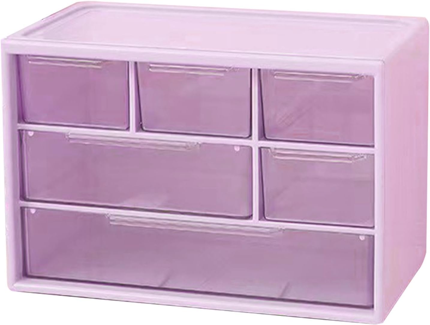 Amazon.com: 3 Layers 6 Grids Desktop Drawer Storage Box，3 Tier Mini ...