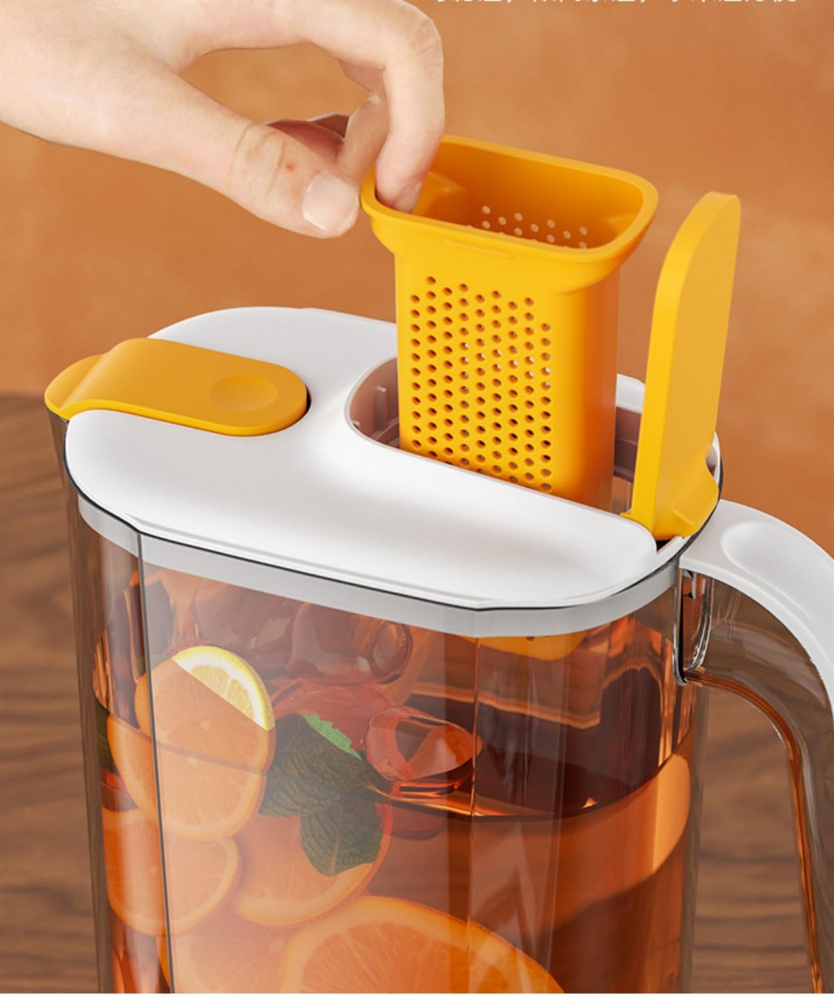 Snapklik.com : Fruit Infuser Pitcher With, High Heat Resistance ...