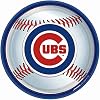 Amazon.com: Multicolor Chicago Cubs? Fan Party Paper Plates - 9" (18 Pc ...