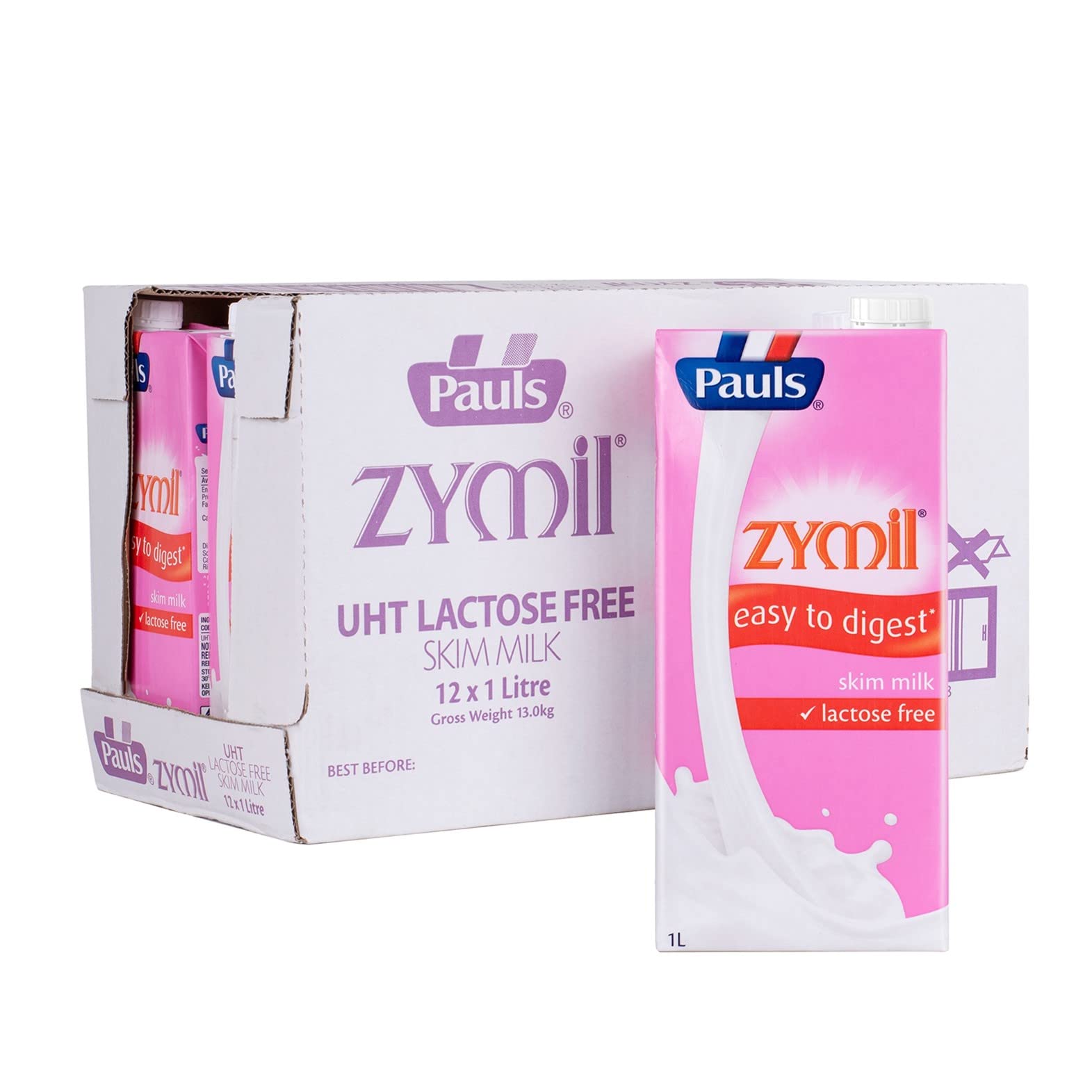 Pauls Zymil Skimmed Milk 1 Litre (Pack of 12) : Amazon.com.au: Pantry ...