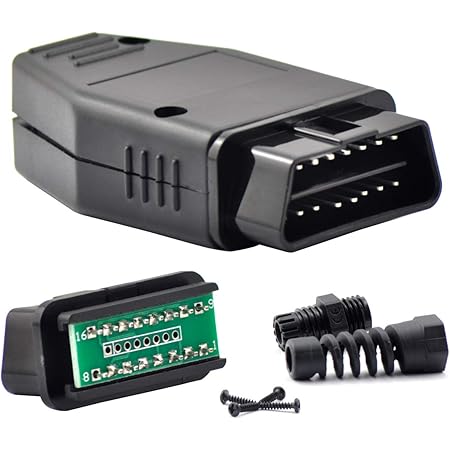 Amazon.com: OLLGEN 16 Pin OBD 2 OBDII Male Connector OBD2 16 pin ...