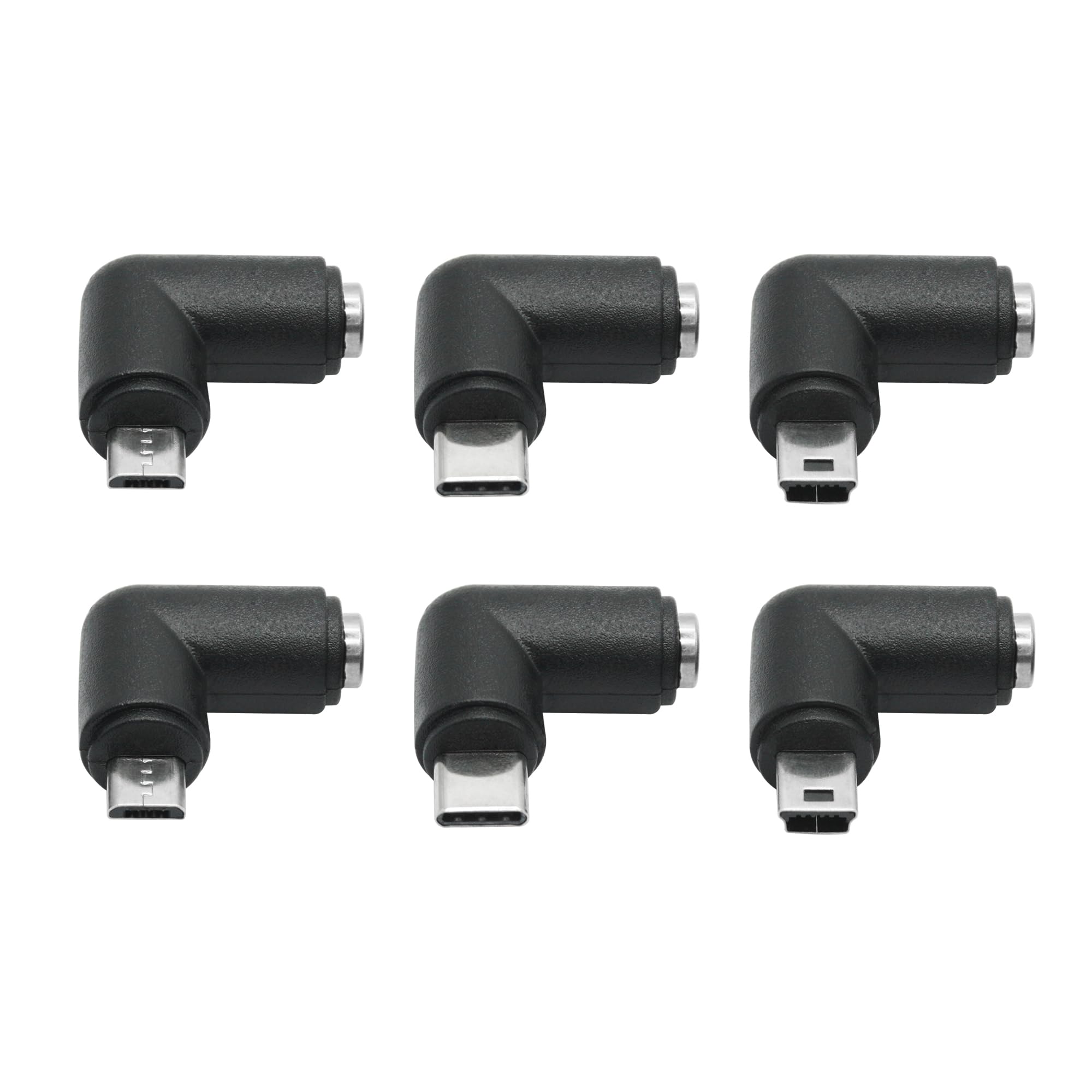 Amazon.com: DC 5.5mm x 2.1mm to USB Adapter, 90 Degree Right Angle DC ...