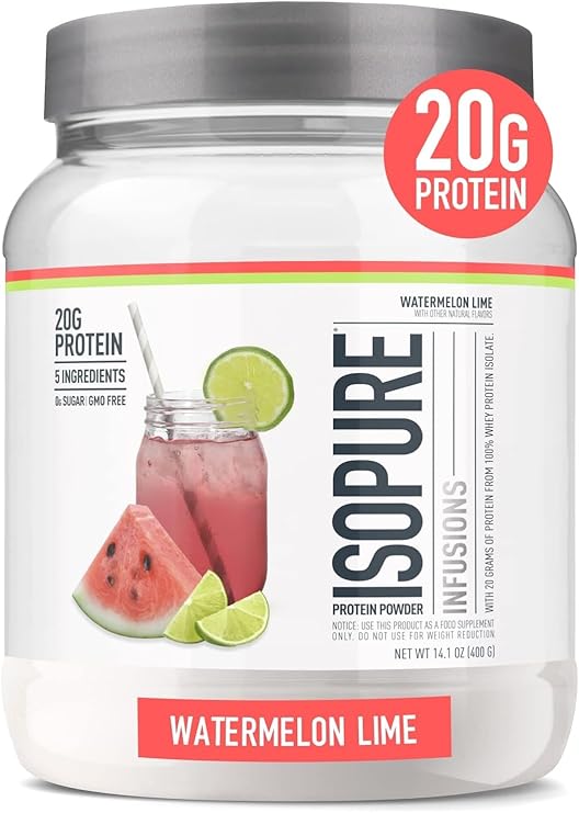 Amazon.com: Isopure Clear Whey Isolate Protein Powder Infusions ...