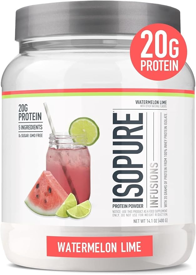 Amazon.com: Isopure Clear Whey Isolate Protein Powder Infusions ...