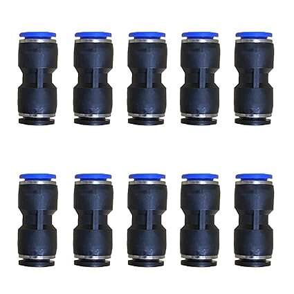 Amazon.com: Conector rápido neumático de 1/2" OD x 0.472 in OD Conector ...