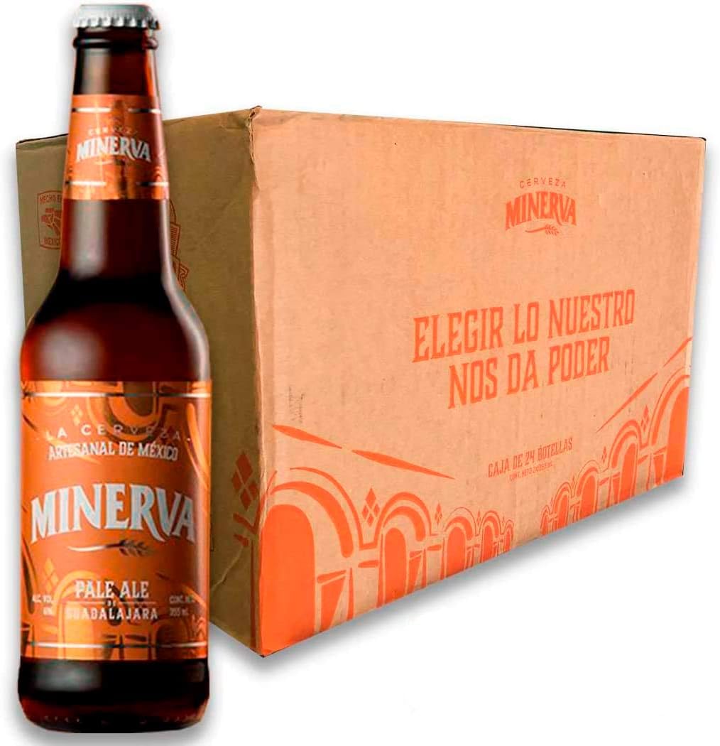 Cerveza Artesanal Minerva Pale Ale 355 Ml : Amazon.com.mx: Alimentos y ...