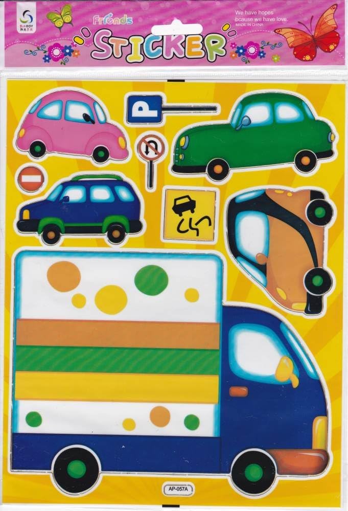 Amazon.com: Car Cars sticker decal 1 sheet Dimensions: 25 cm x 20 cm ...