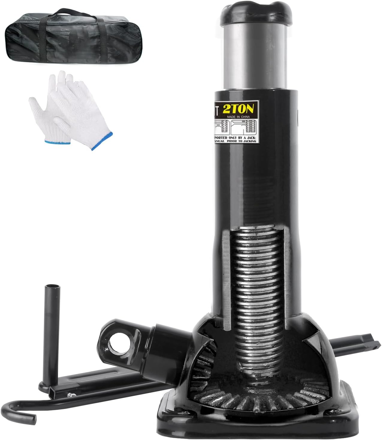 Amazon.com: 2Ton Unijack - Spiral Bottle car Jack and Jack Stands in ...