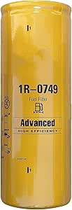 Amazon.com: 1R-0749 Advanced High Efficiency Fuel Filter, Engine Fuel ...