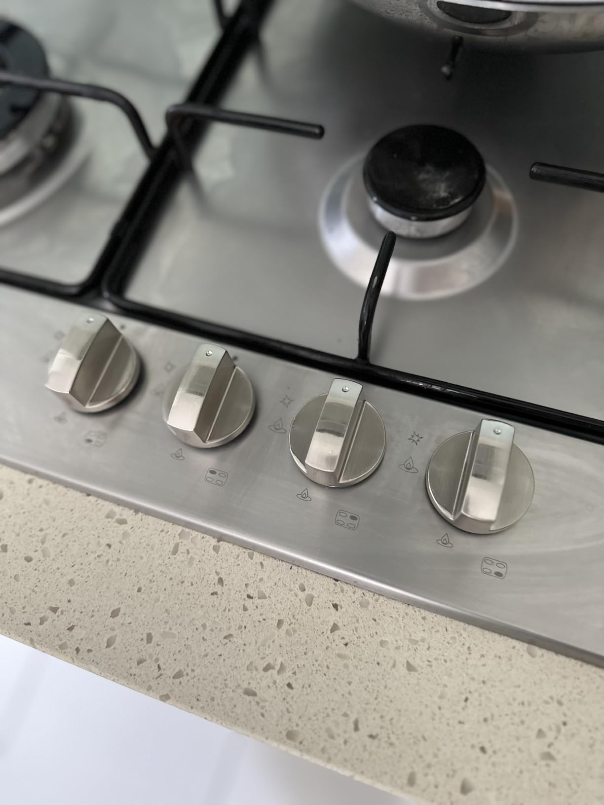 4-Pack 6mm D-Shaped Stove Control Knobs - High-Quality Stainless Steel ...