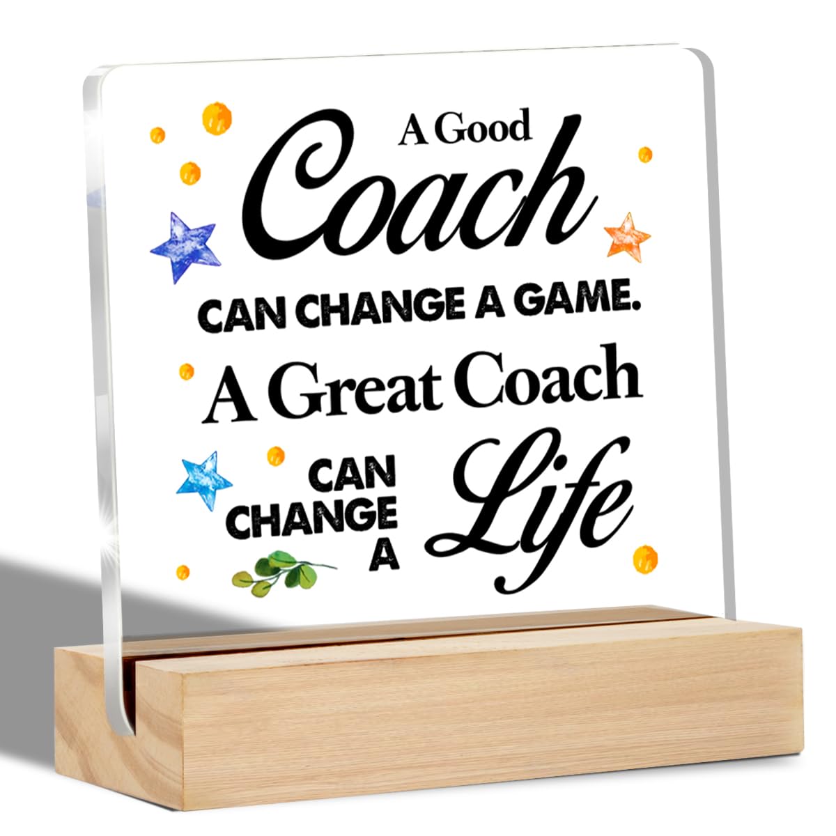 Amazon.com: Coach Appreciation Gifts a Good Coach Can Change a Game ...