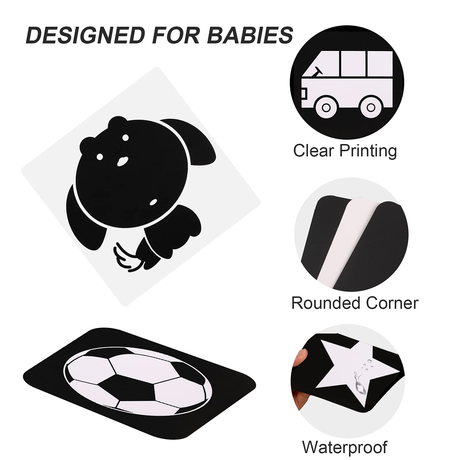 Buy Funvce Black And White Baby Flash Cards 20pcs 40 Pictures Baby buy-funvce-black-and-white-baby-flash-cards-20pcs-40-pictures-baby