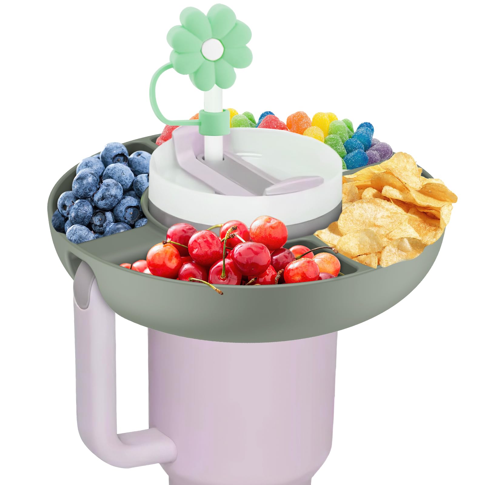 Amazon.com: ieesspd For Stanley Cup 30 oz Snack Bowl, Compatible with ...