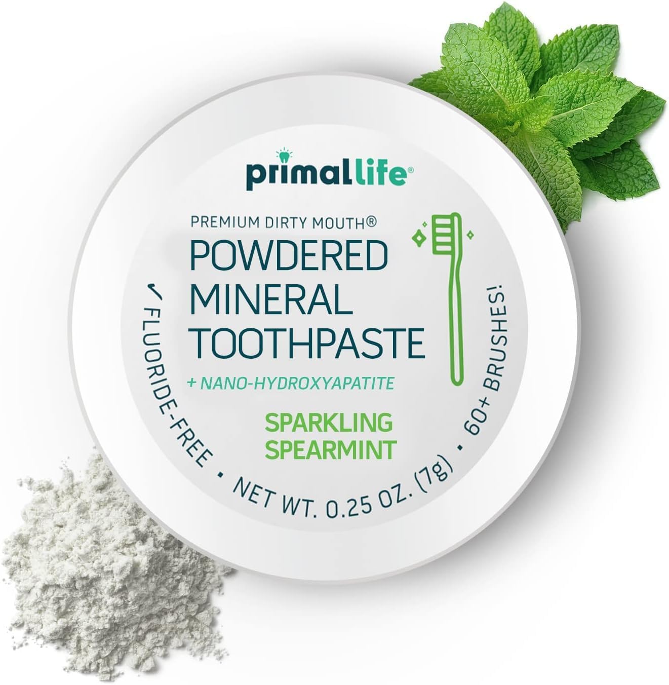 Amazon.com : Primal Life Organics Dirty Mouth Toothpowder, Tooth ...