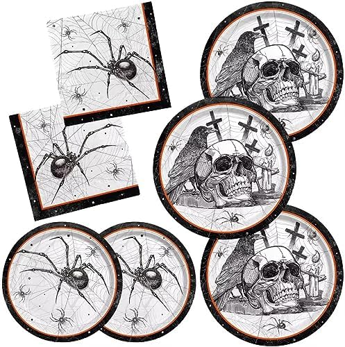 Amazon.com: Gatherfun Spider Webs Halloween Party Supplies - Featuring ...