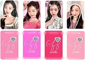 Amazon.com : Zomanon KPOP IVE WONYOUNG HD Photocards 4Pcs/Set Non Repeating Double Sides LOMO ...