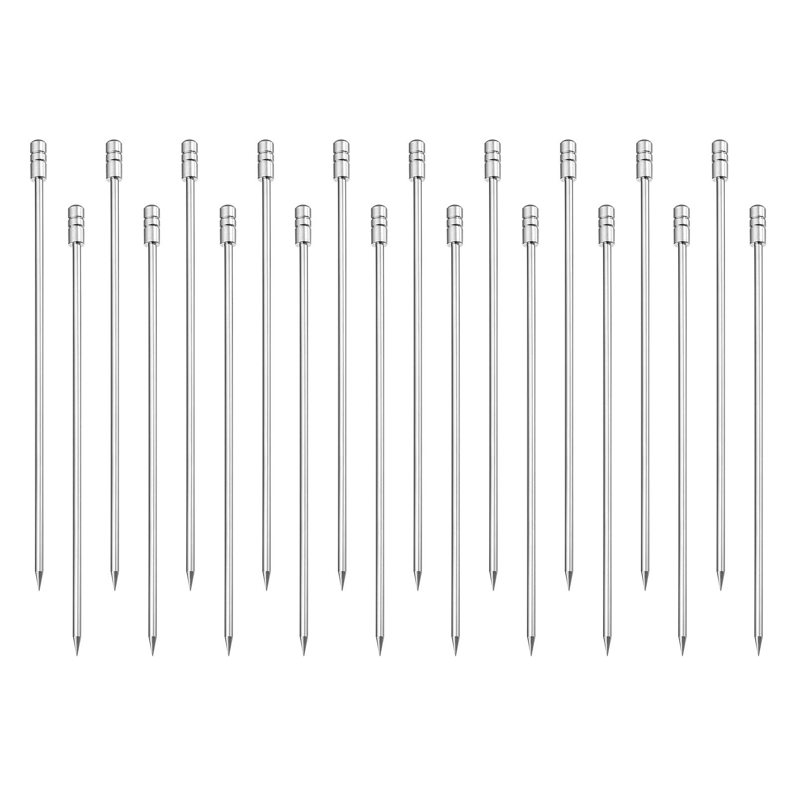 Amazon.com | uxcell Stainless Steel Cocktail Picks, 20Pcs 4.3 Inch ...