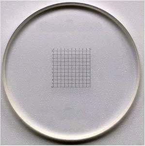 Amazon.co.jp: Laboratory Microscope Slides C1 to C7 0.01mm Microscope Slide Reticle Calibration ...