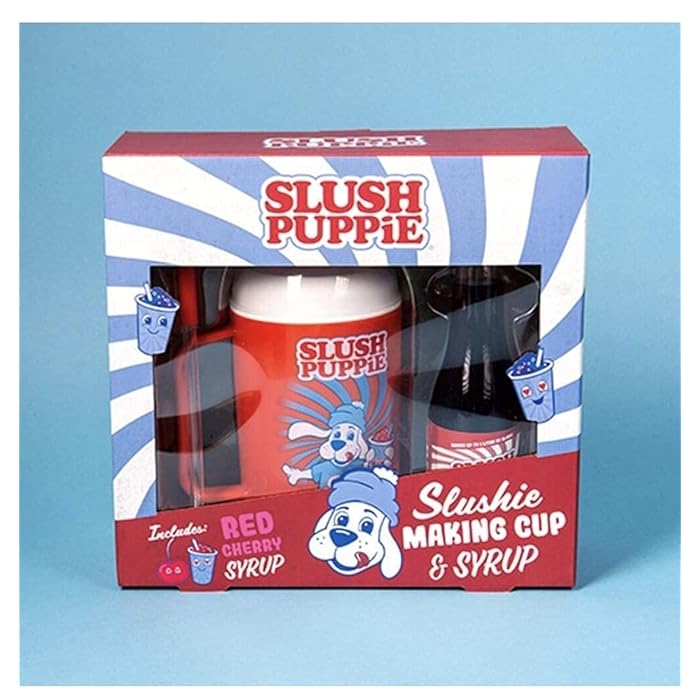 Buy Slush Puppie Slushie Making Cup with Slush Puppie Syrup Gift Box ...