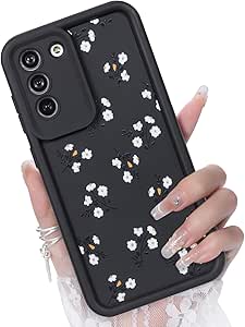 Amazon.com: CASBST for Samsung Galaxy S21 FE 5G Case, Creative Flower Pattern Design Girls Women ...