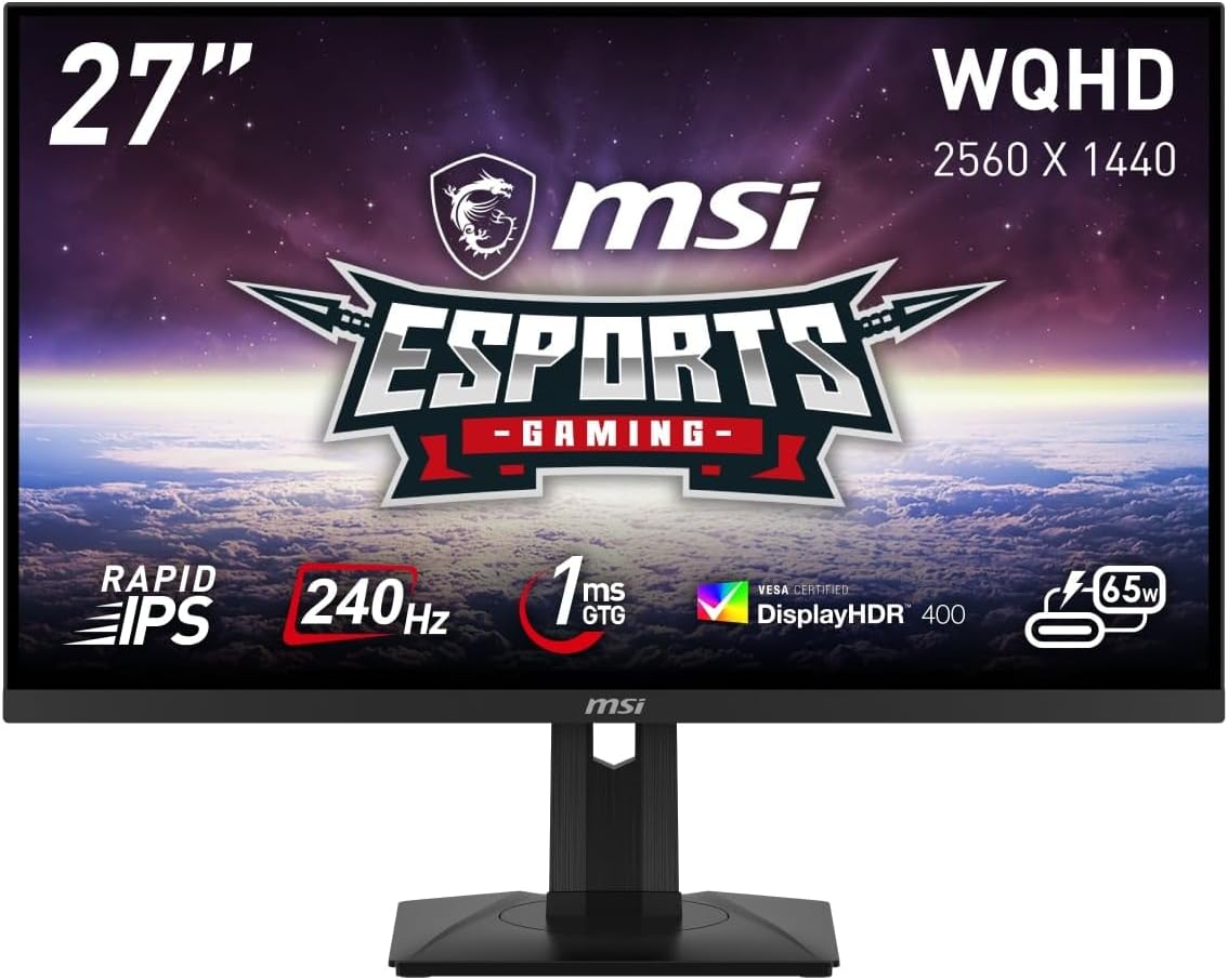 Amazon.co.jp: MSI QD-OLED ゲーミングモニター MPG 271QRX QD-OLED 26.5インチ/WQHD/QD-OLEDパネル/360Hz/0.03ms（GTG ...