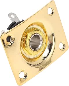 Generic Metal Guitar Output Jack Plate Durable Installation for Home ...