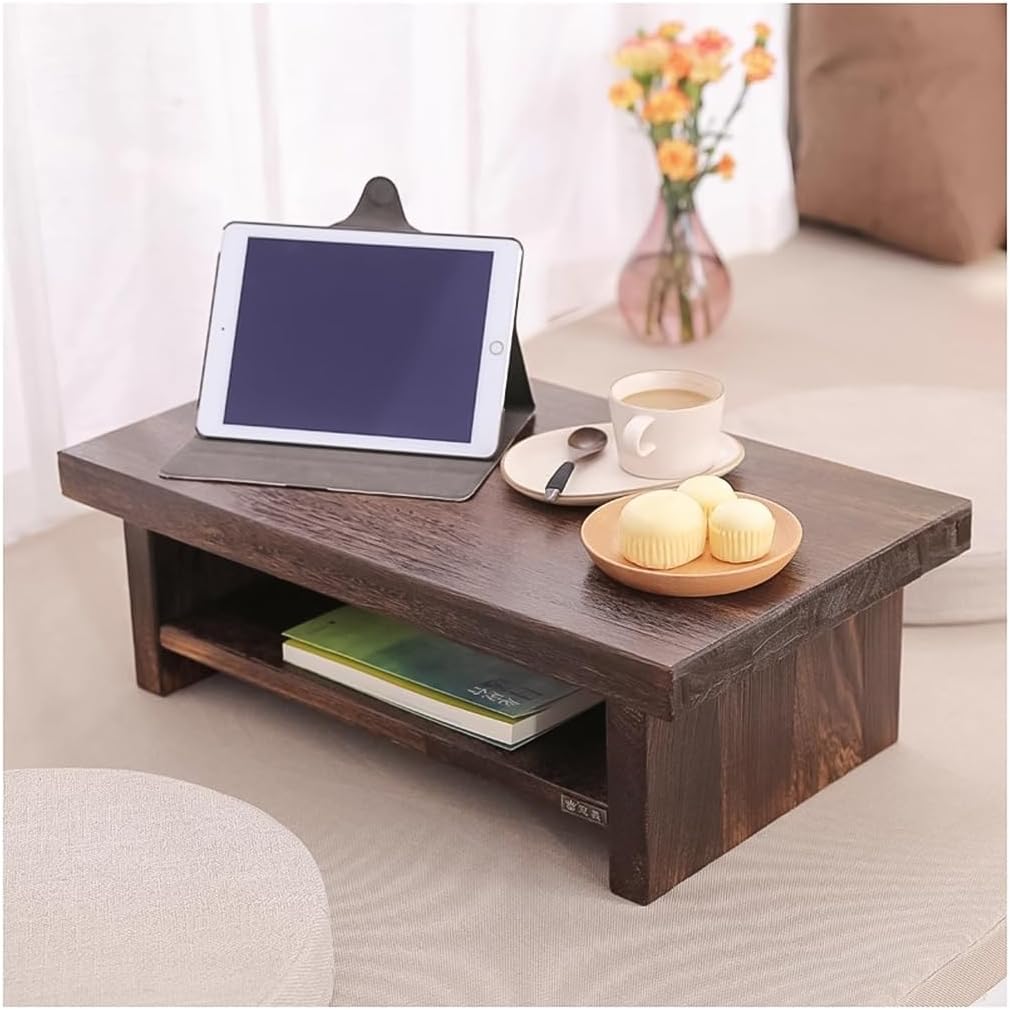 Amazon.com: JUNZAI Paulownia Floor Tables Low Table,Folding Tatami ...